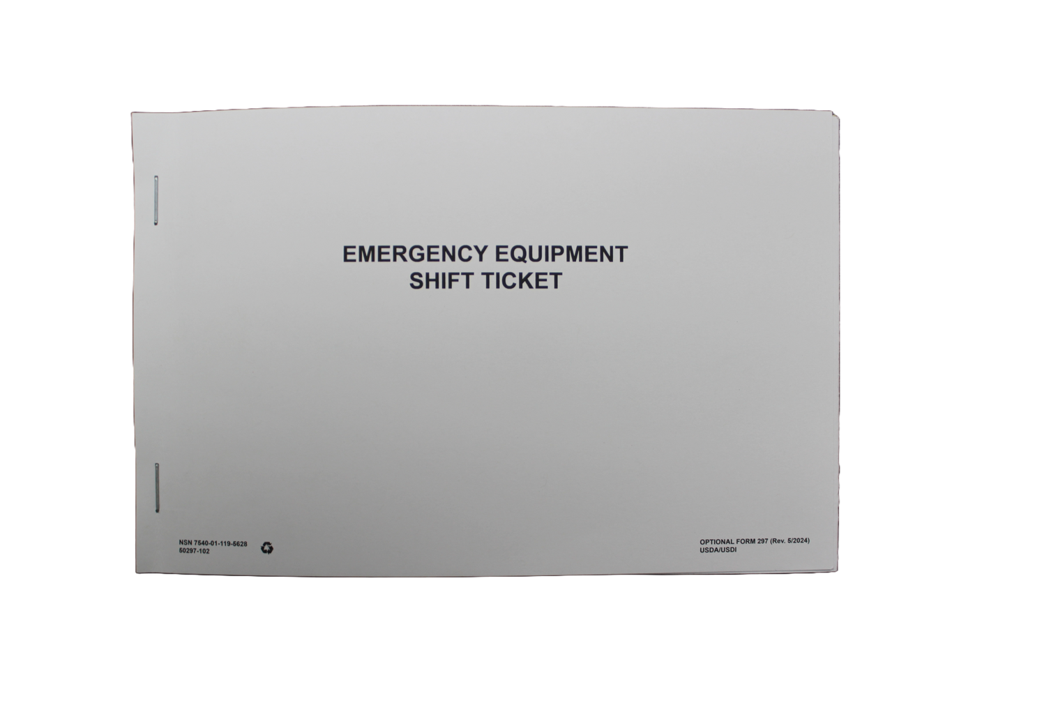 Emergency Equipment Shift Tickets (NFES 000872/OF-297)