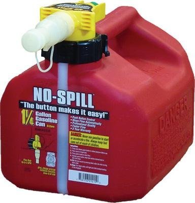 Gasoline ViewStripe CARB Compliant Fuel Can, No-Spill